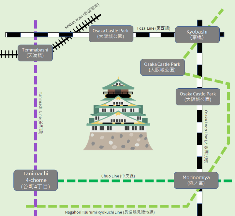 An easy-to-understand explanation of the history of Osaka Castle and ...