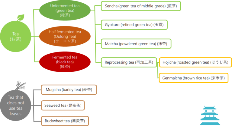 Tea-classification | Tabimania Japan
