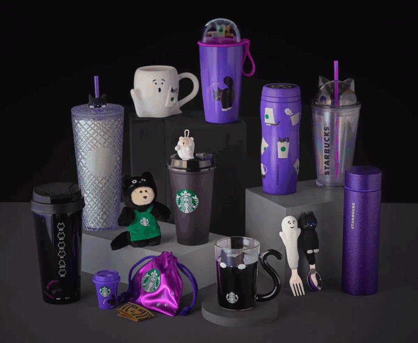 Starbucks Japan Halloween 2025: Limited “Playful Halloween Cat” Collection