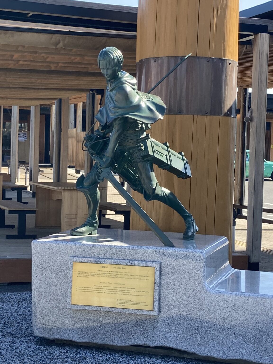 Captain Levi Statue_Oita | Tabimania Japan