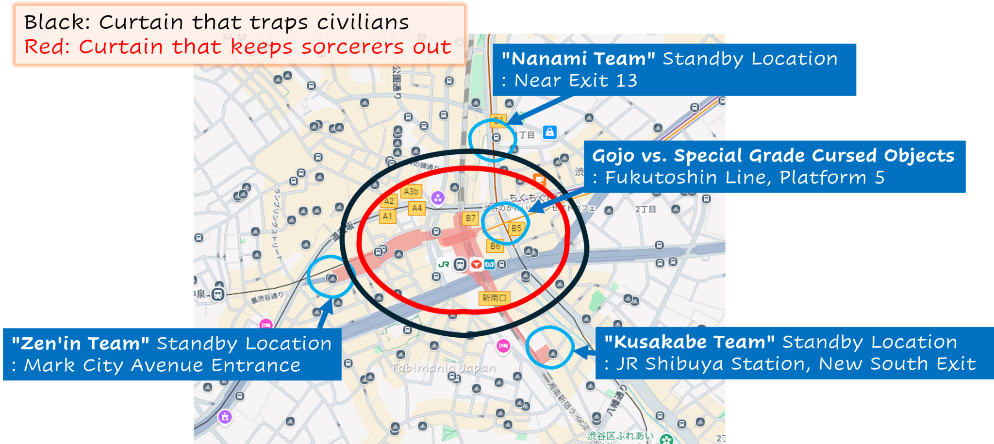 Jujutsu Kaisen Real-Life Guide: How to Visit Shibuya Incident